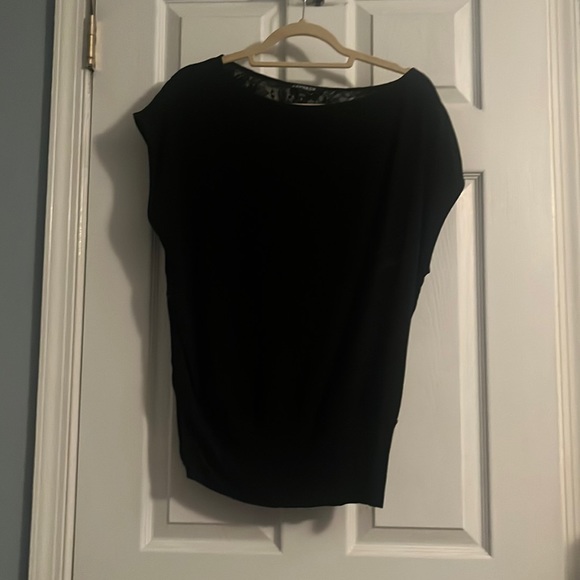Express | Tops | Express Black Lace Back Top | Poshmark